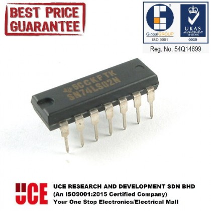 74LS02 / 7402 / SN74LS02 ( QUAD 2-INPUT NOR GATE )